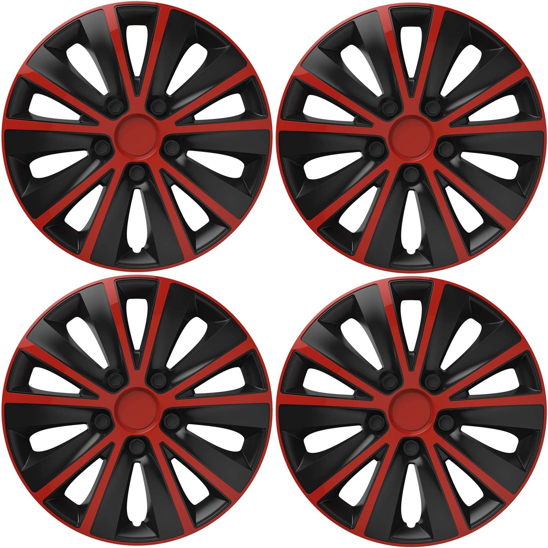 SEWACC 14 Inch Wheel Trims Black Accent Decor Hub Caps Wheels Rim Cover ...