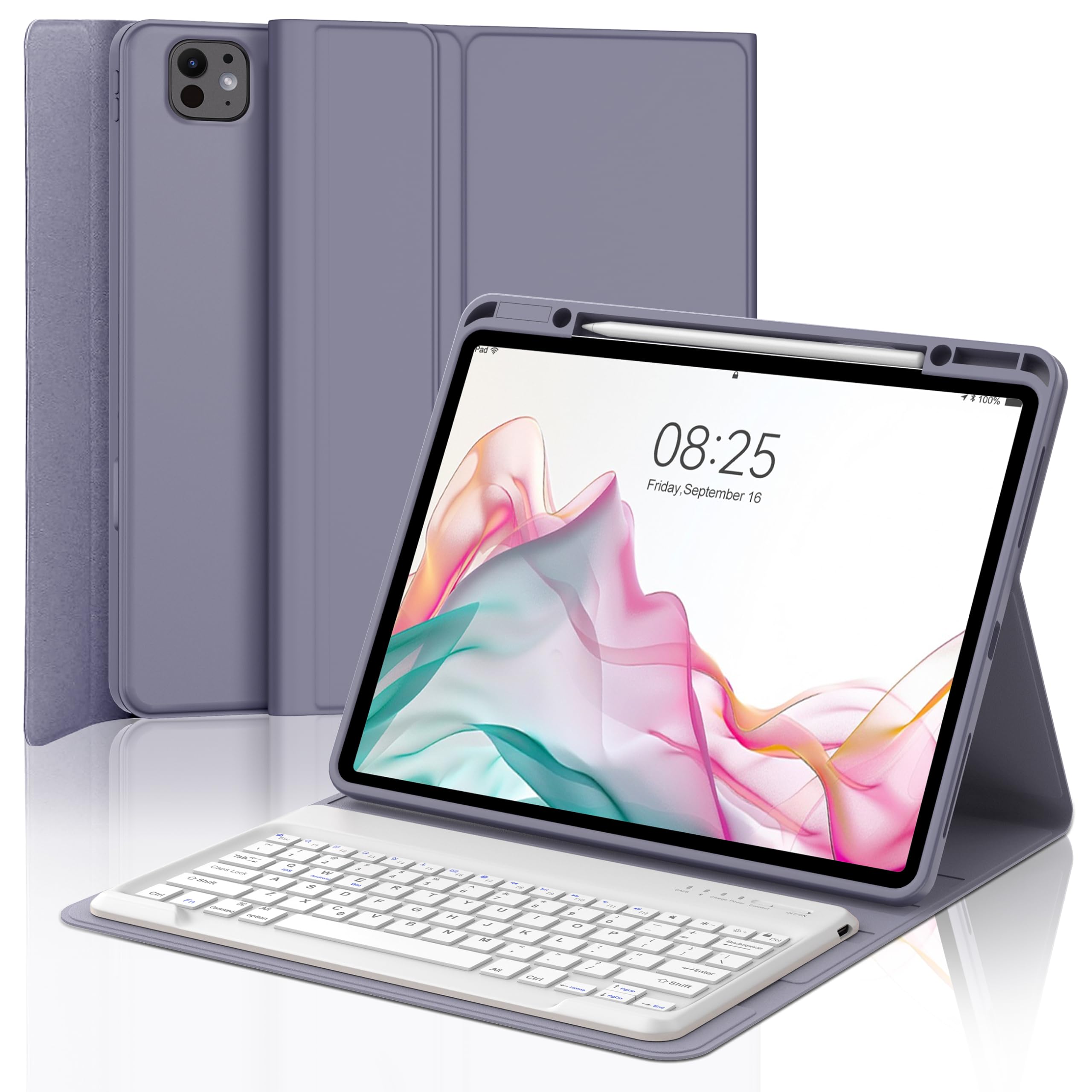 Amazon.com: iPad Pro 13 inch Case with Keyboard (M4), iPad Pro 13 inch ...