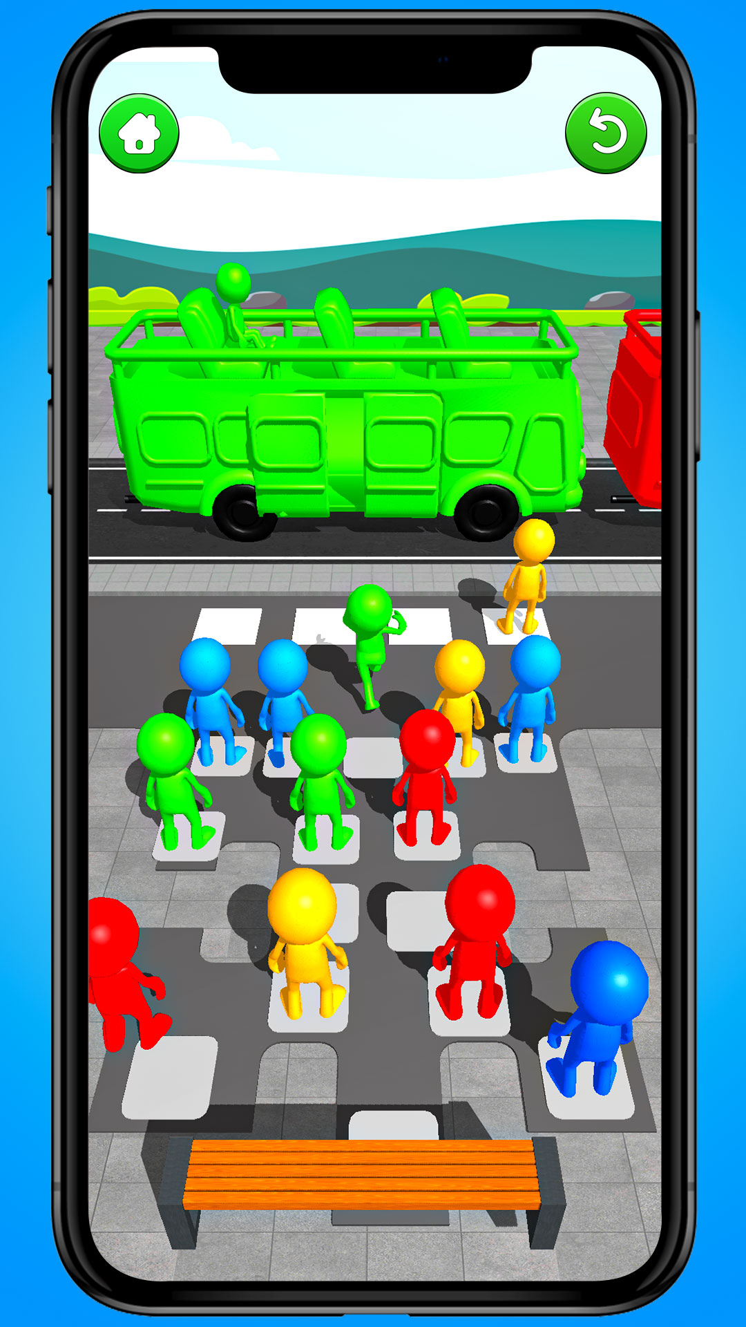 Bus Jam! Color Sorting Puzzle Traffic Escape Jam Passenger Sort Game ...