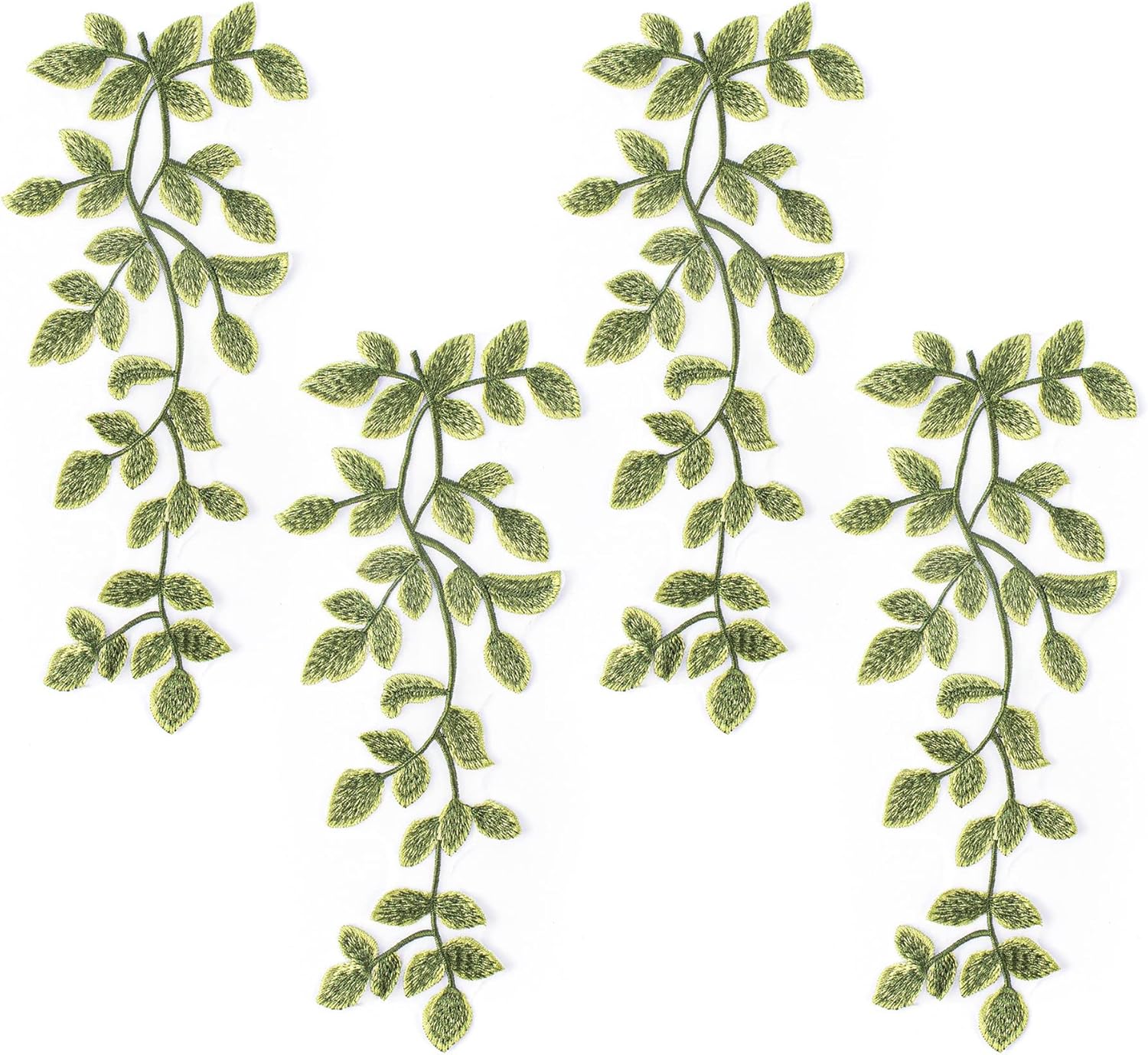 Amazon.com: Framendino, 2 Pack Green Forest Leaves Vine Patches Leaf ...