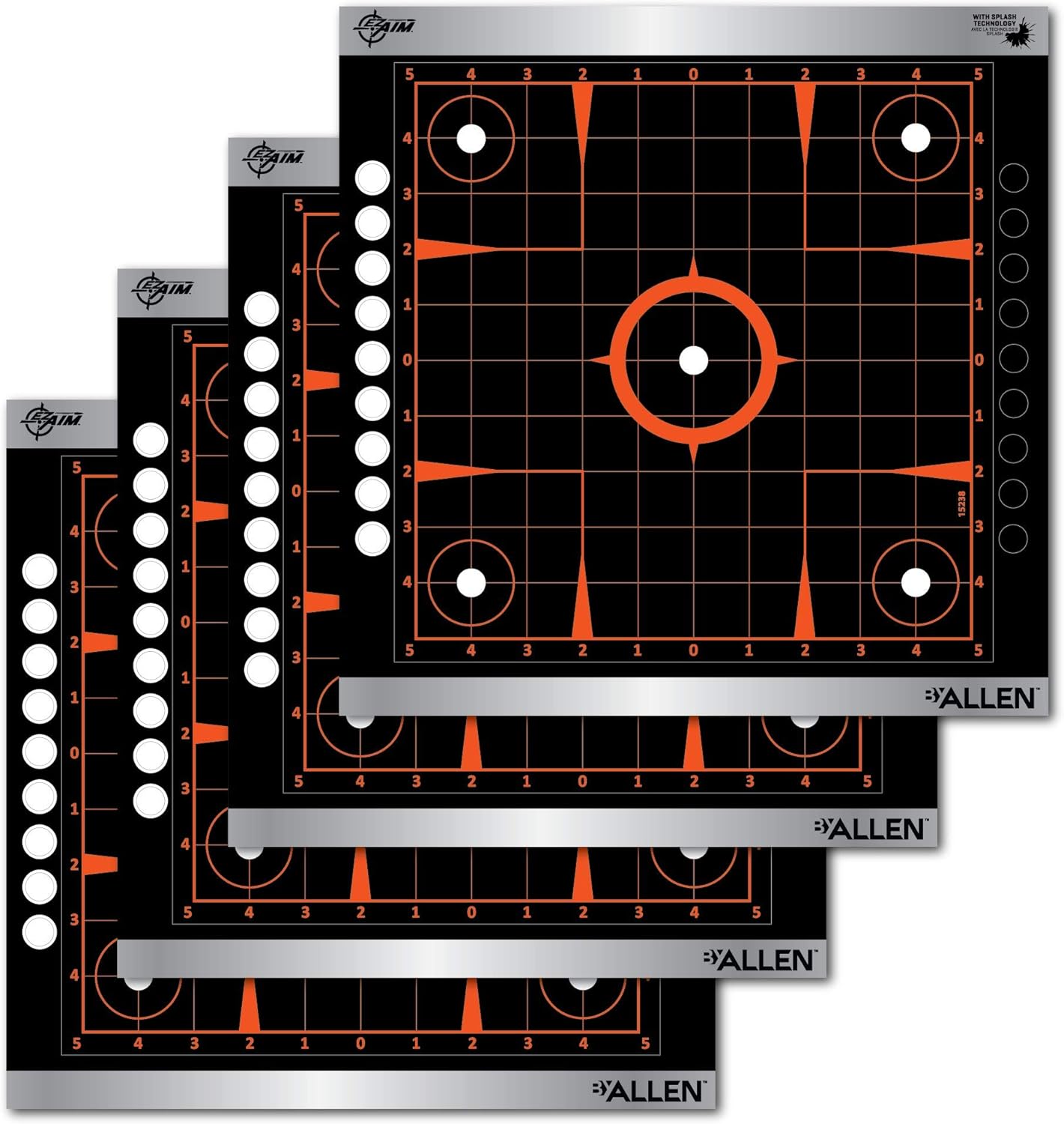 EZ-Aim™ Reflective Adhesive 12 inch x 12 inch Sight Grid Target by ...