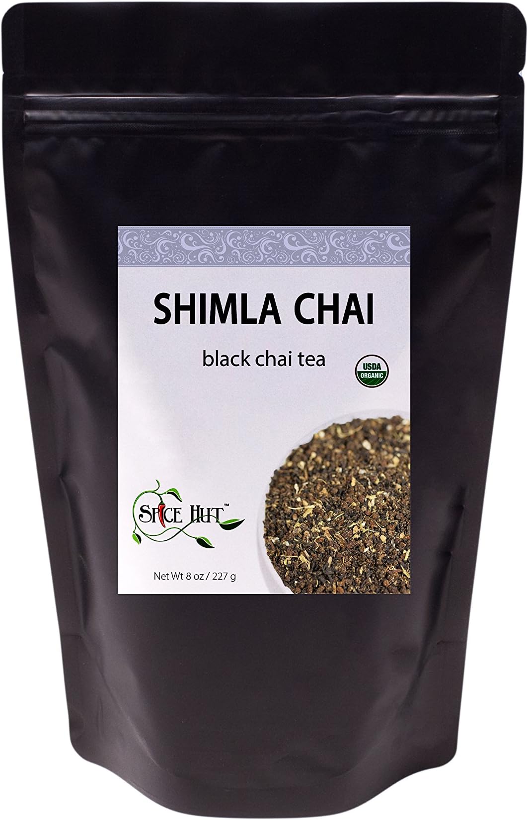 Amazon.com : Organic Shimla Chai, Loose Leaf Spicy Chai Black Tea, High ...