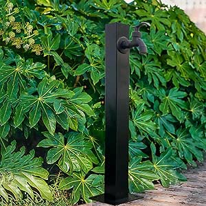 Amazon.com: Freestanding Garden Water Column with Faucet,304 Stainless ...