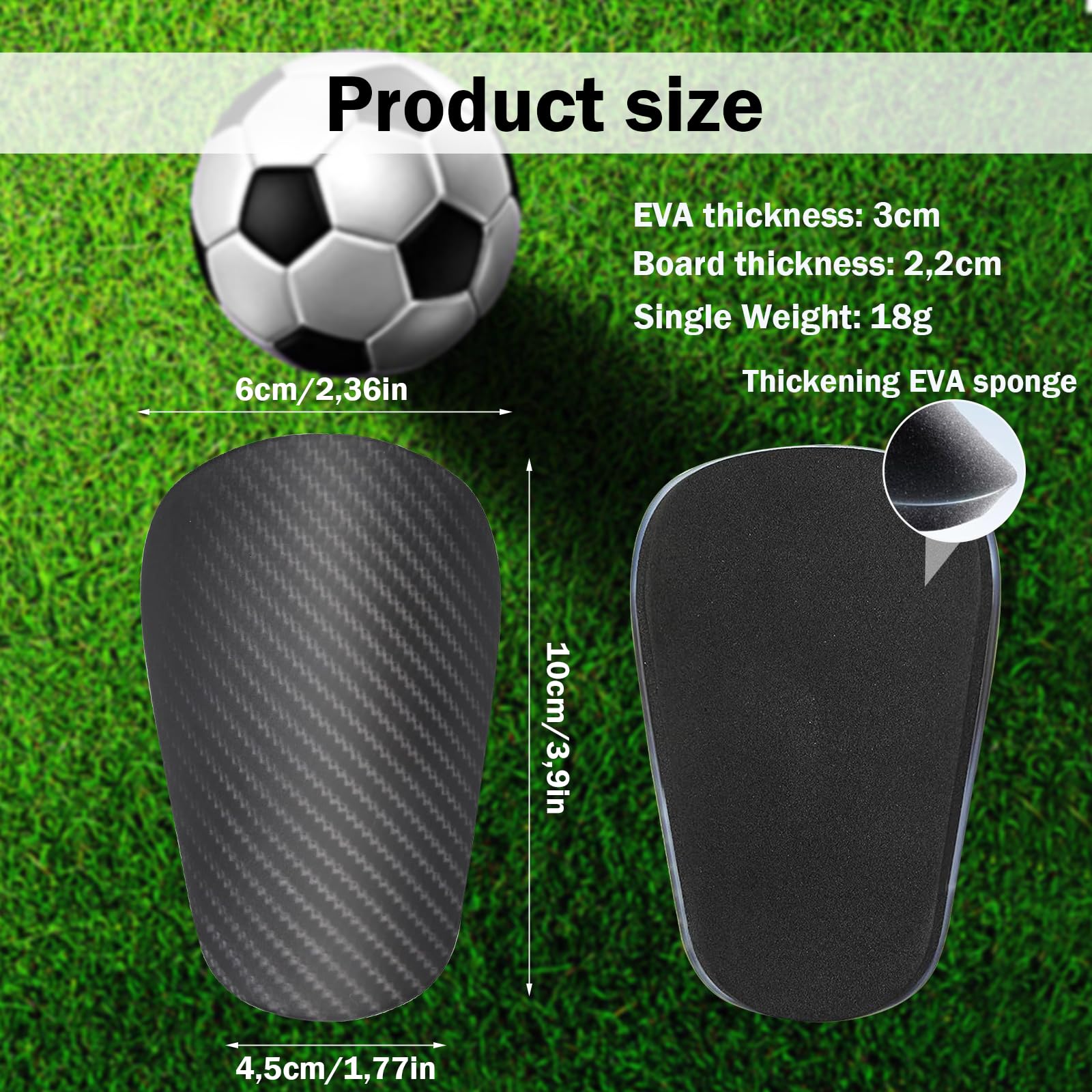 Foot Intersport Protection Sport Soccer Protège-Tibias Football Protege ...