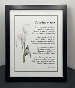 Amazon.com: Framed Daughter-in-law Poem: Posters & Prints