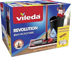 Vileda - All Floor Cleaning System with Bucket, Drainer and Stand with ...