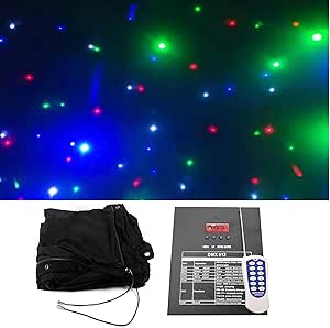 Amazon.com : LED Stage Backdrop w/Remote 10x6.5FT LED Star Light ...