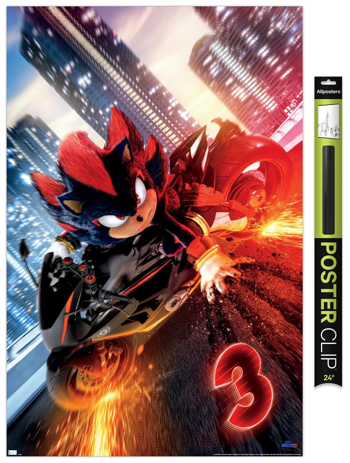 Amazon.com: Trends International Sonic The Hedgehog 3 - Shadow ...