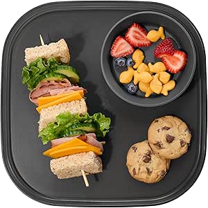 Amazon.com | madesmart Dipware Reusable Dining Plate/Serving Tray for ...