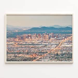 Amazon.com: Phoenix City Map Poster - Colorful Travel Wall Art Print ...