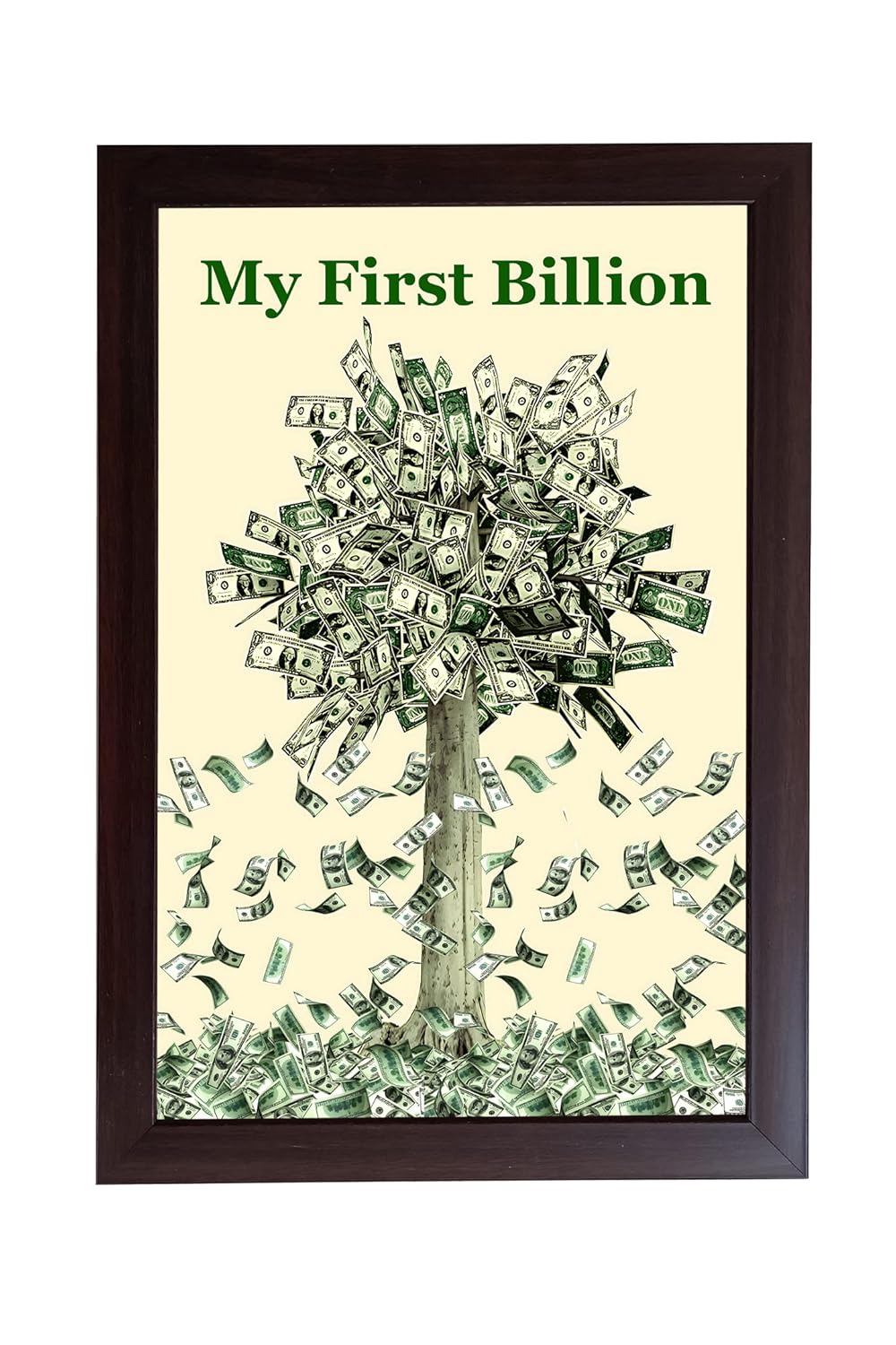 EVAN Kalpavriksha Money Tree, My First Billion Photo Frame, Painting ...