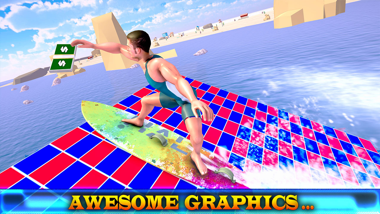 Extreme Water Surfing Stunts - Amazing Summer sports Simulator Game ...