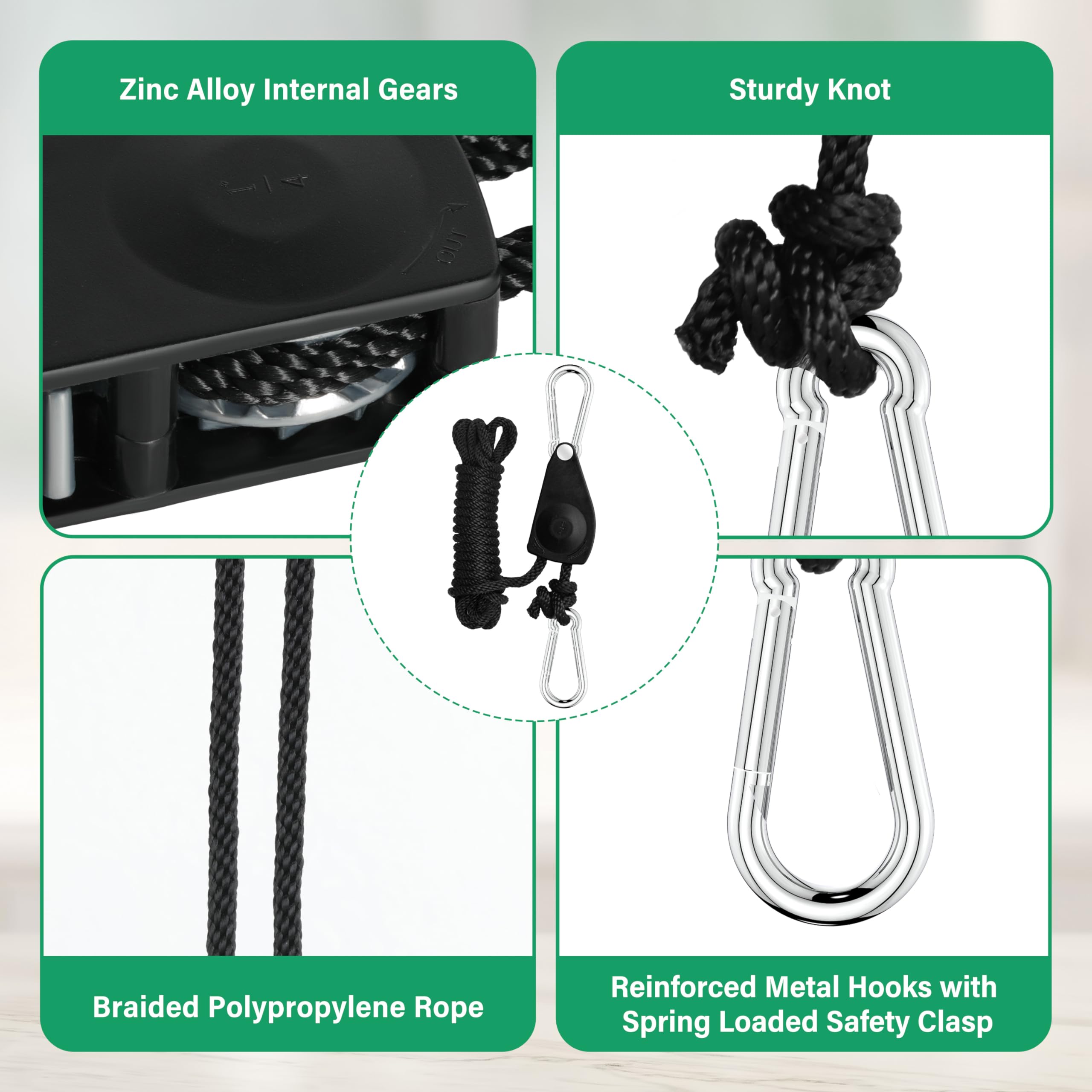 Snapklik.com : HealSmart 2Pcs 1/4 Kayak Tie Downs Rope Canoe Bow And ...