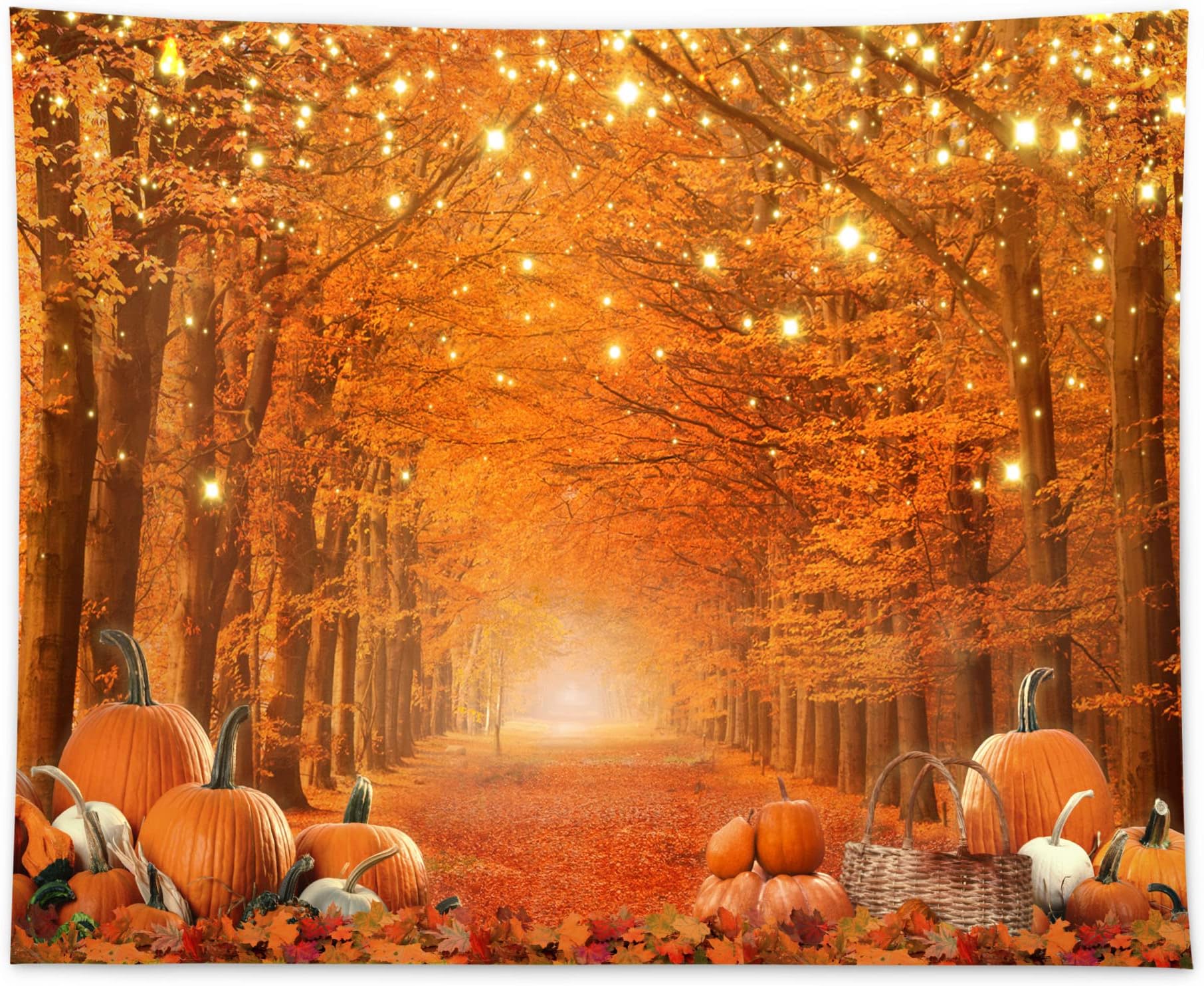 Amazon.com : Allenjoy 10 x 8 FT Fall Photography Backdrop Thanksgiving ...