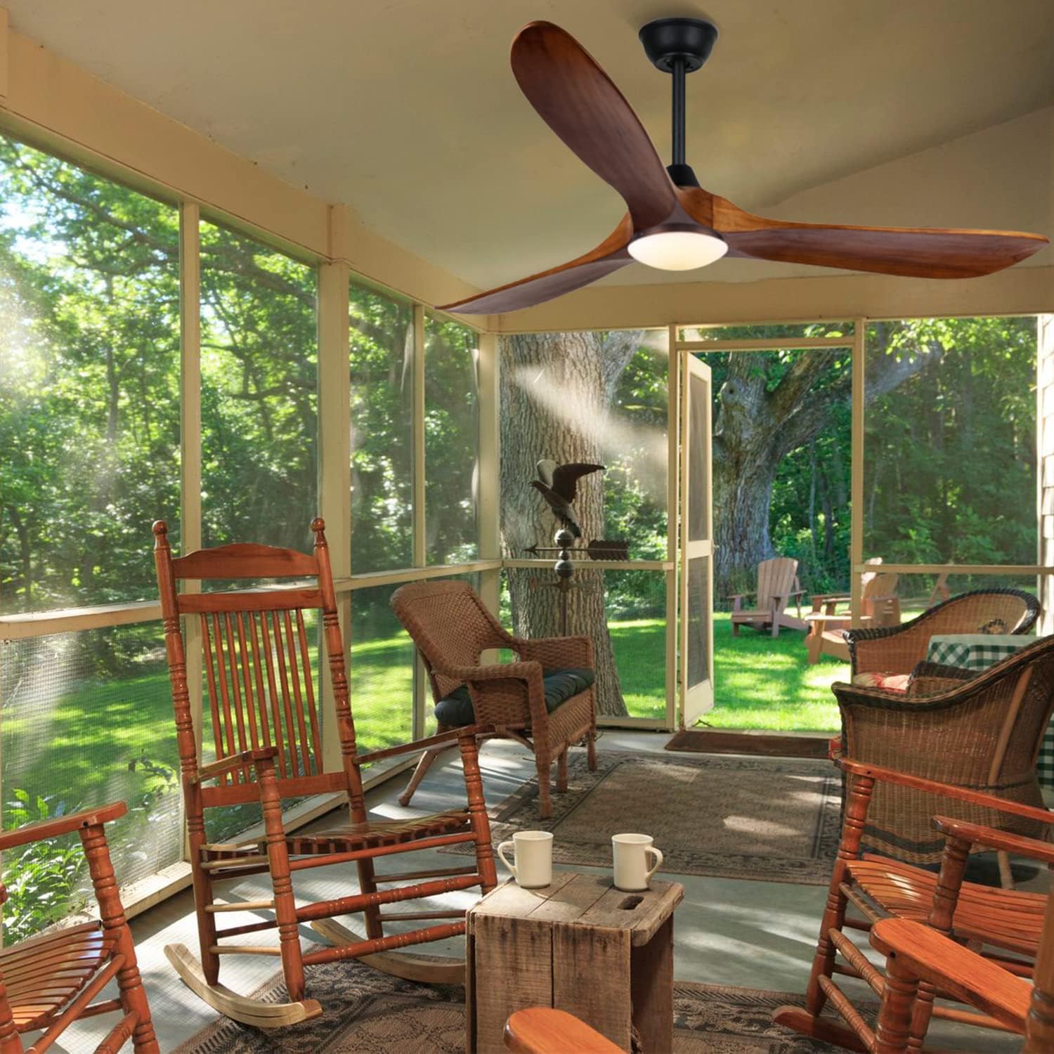 Reclaimed Wood Ceiling Fan Shades Of Light Modern Farmhouse 2017