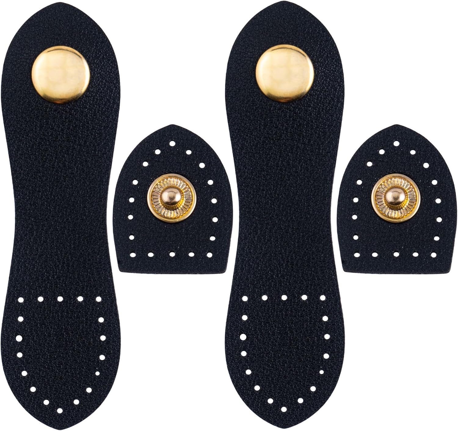 Amazon.com: Joez Wonderful 2 Sets Leather Snap Buckles Snap Button ...