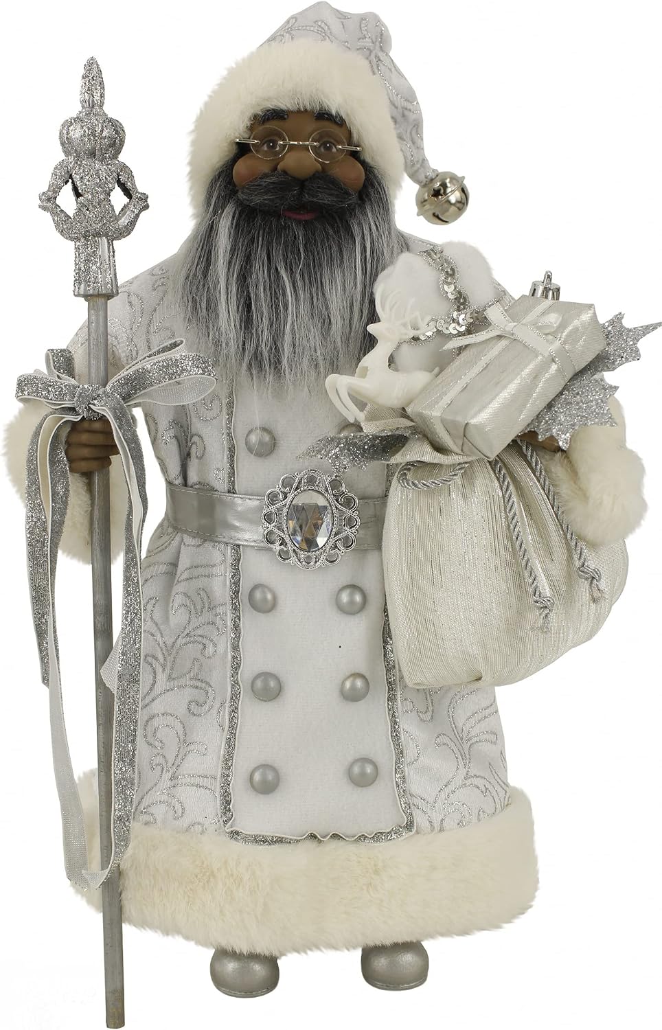 Amazon.com: Windy Hill Collection 16" Inch Standing Sparkling Silver ...