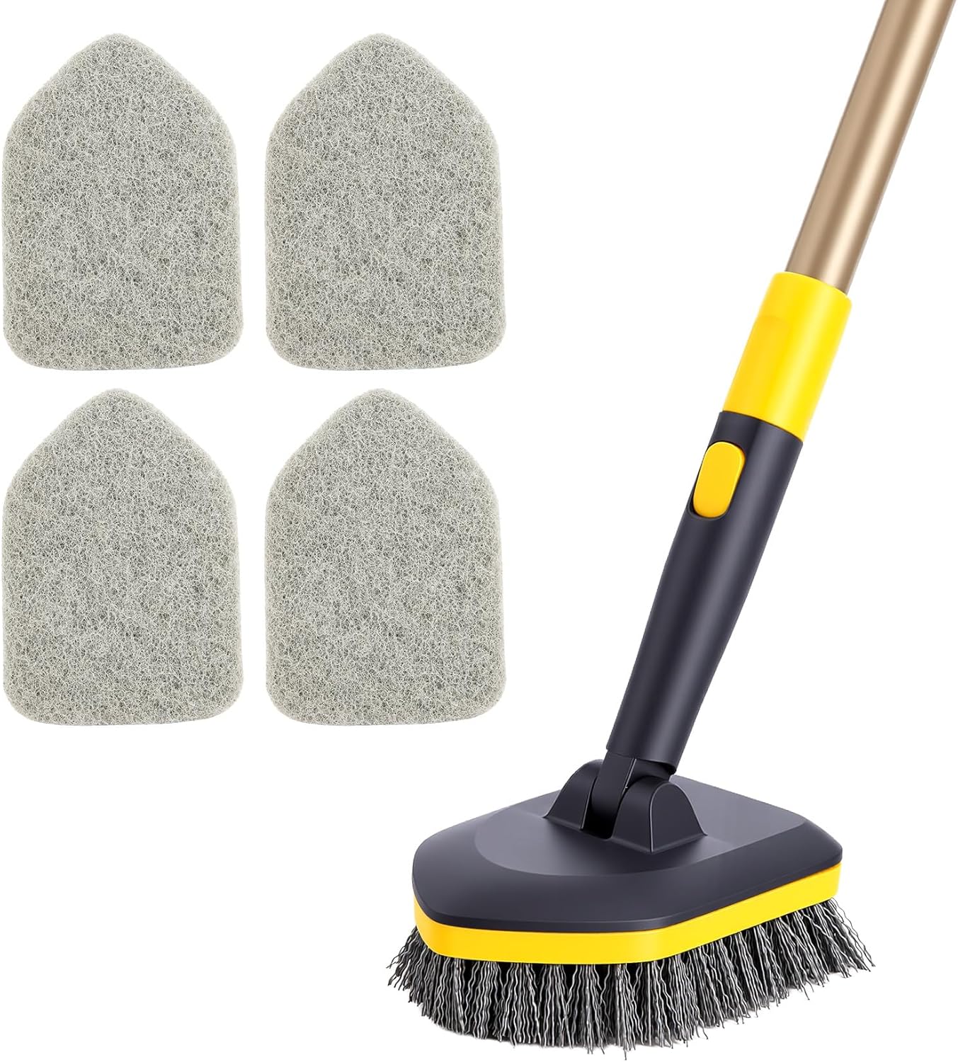 Amazon.com: Yocada Tub Tile Scrubber Brush 2 in 1 Cleaning Brush 4 ...