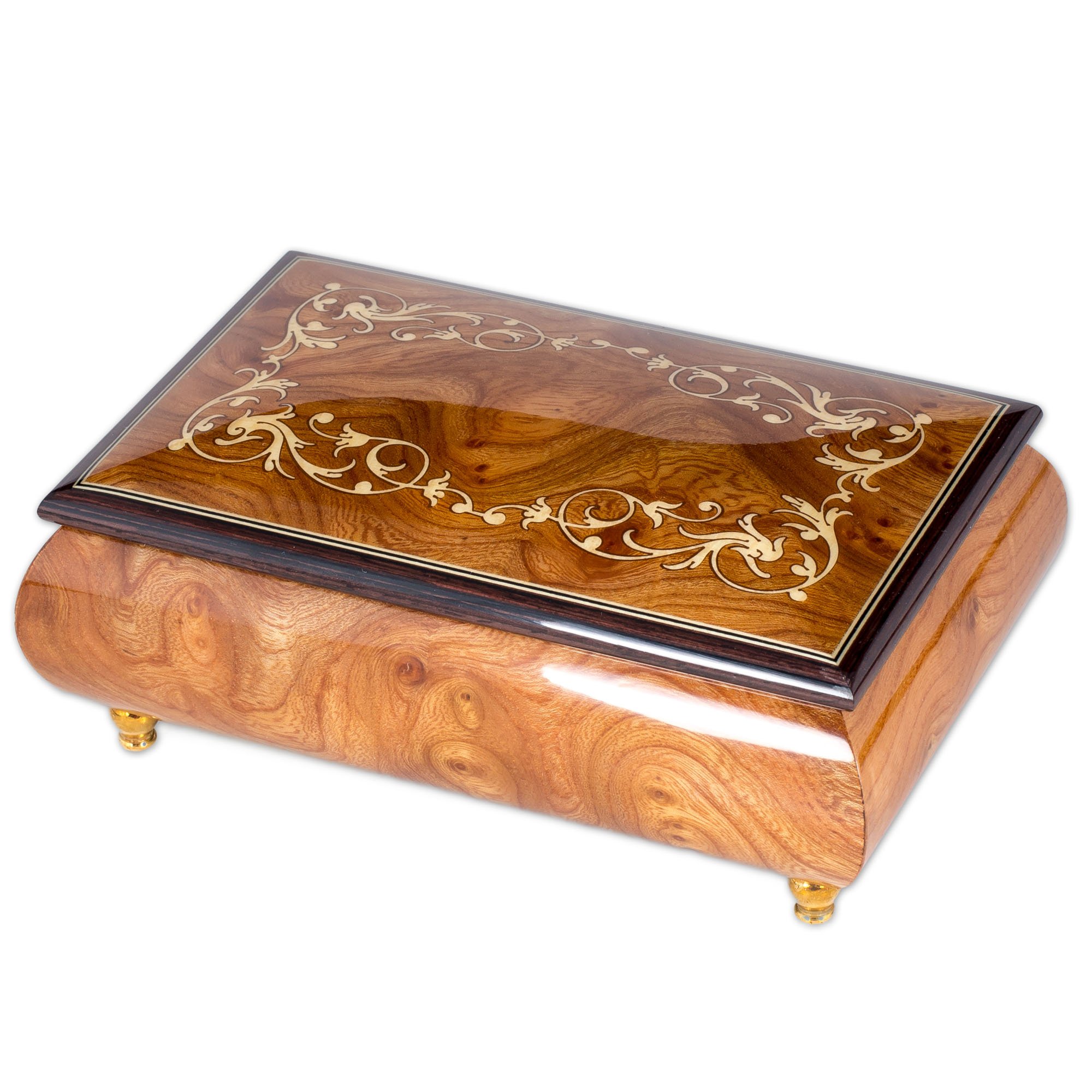 Wooden Box Inlay Jewelry Special Keepsake Boxes | Nature Themed