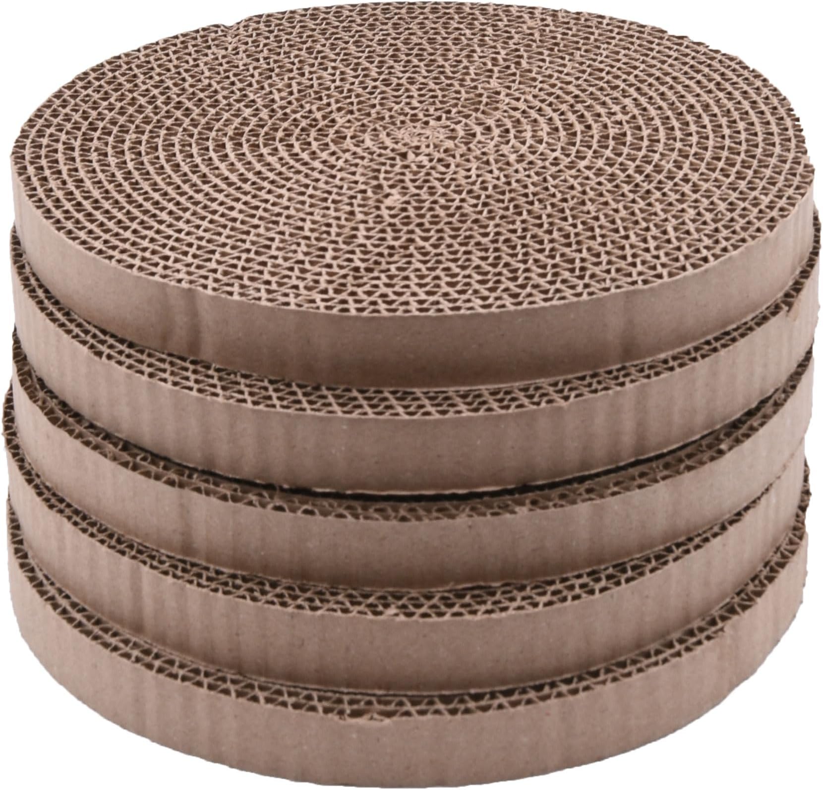 Cat Scratch Pads Round Cardboard Replacement Scratcher Insert Refill ...