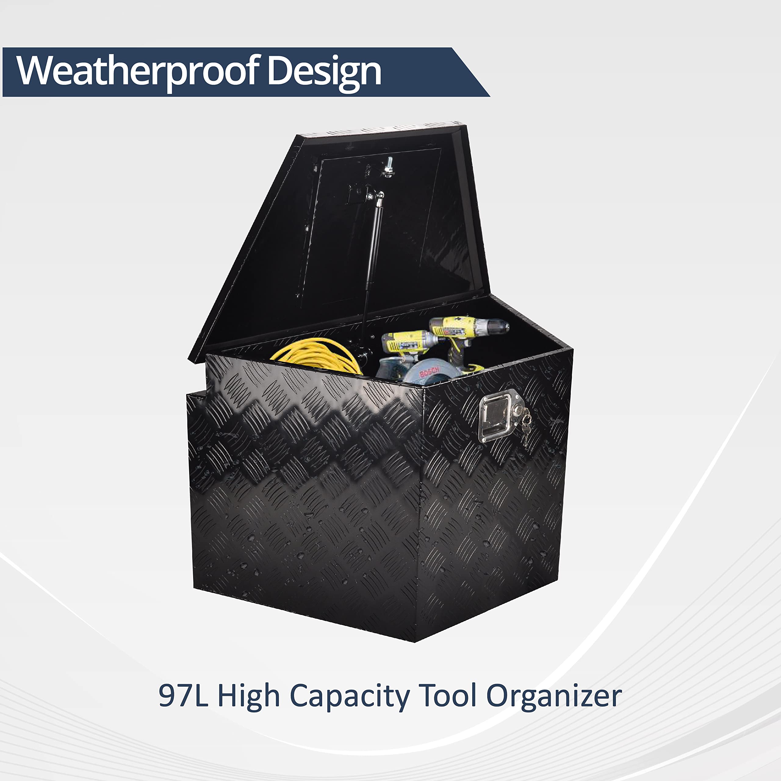 Snapklik.com : BATONECO 29 Inch Aluminum Trailer Tongue Tool Box, Heavy ...