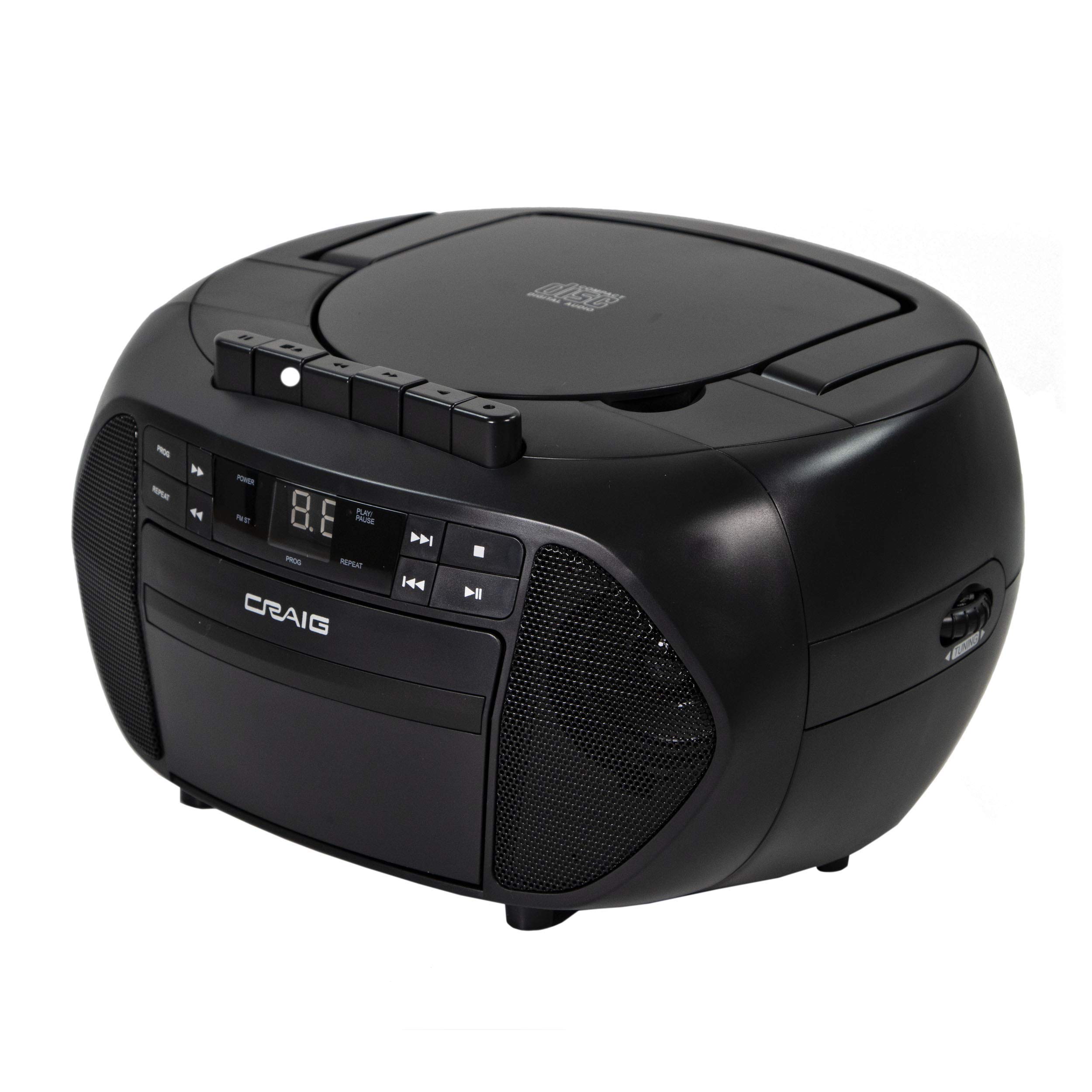 Snapklik.com : Craig CD6951 Portable Top-Loading CD Boombox