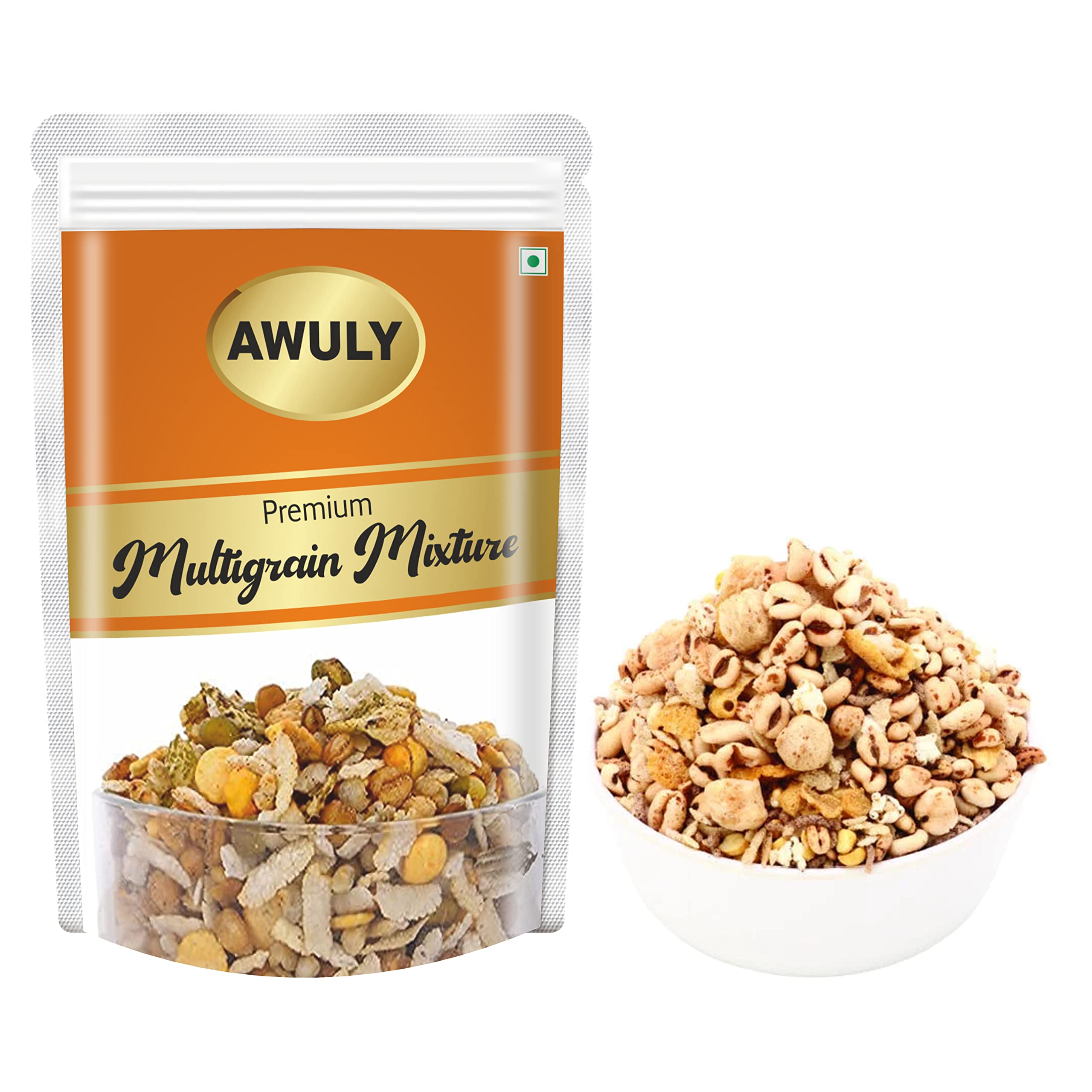AWULY Multigrain Mixture Diabetic Snack ((200 g) Food - Ready to Eat, High Protein, Mix of ...