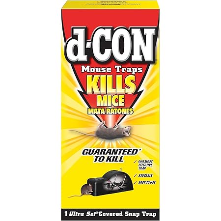 Amazon.com: d-CON Reusable Ultra Set Covered Mouse Snap Trap, 2 Traps ...