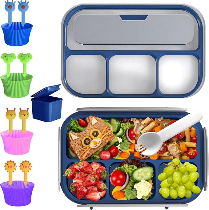 Amazon.com: Shop's All Things Bento Box Kids Lunch Containers For Kids ...