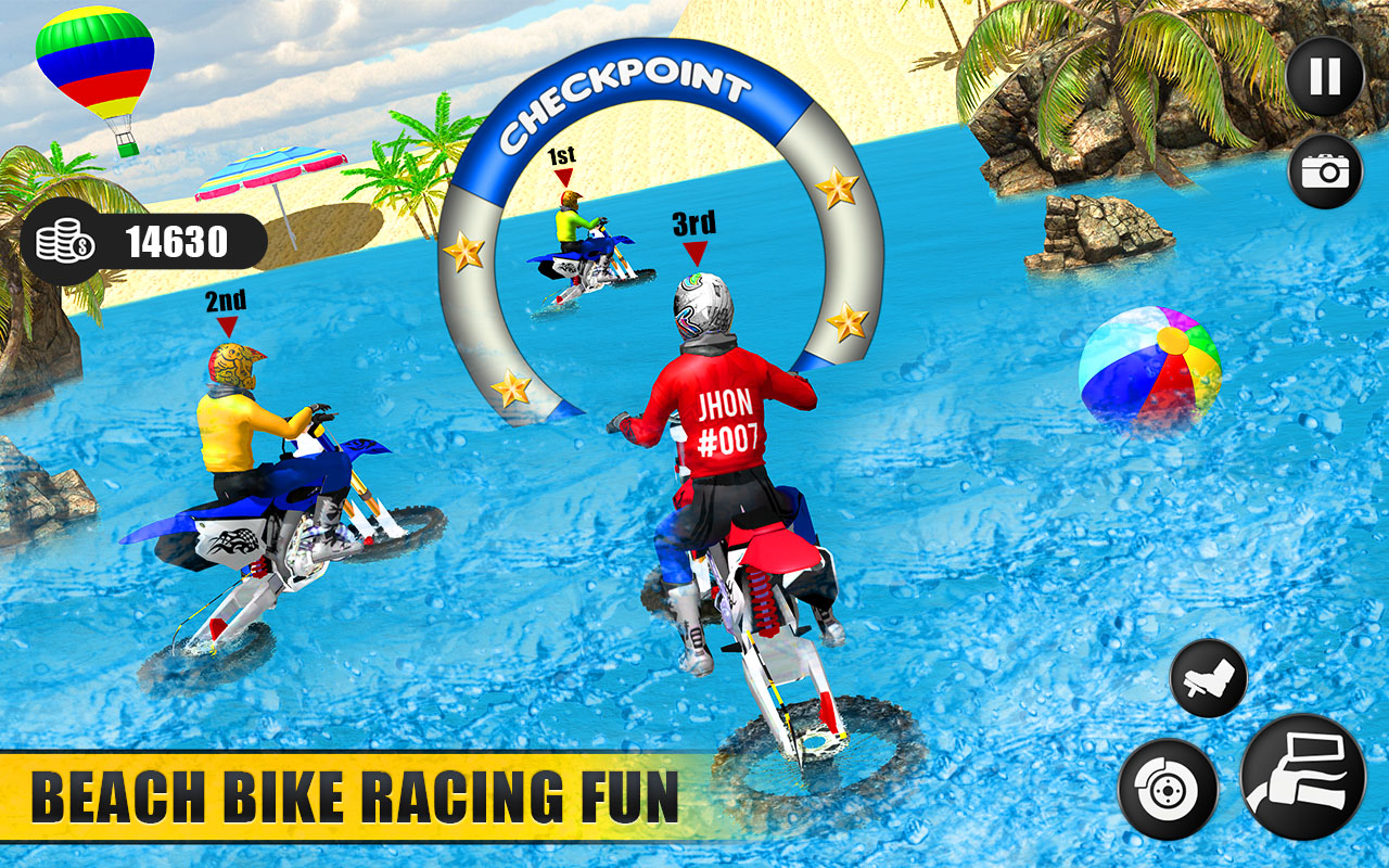 Motor Bike Water Surfing Game: Extreme Dirt Bike Racing Challenge ...