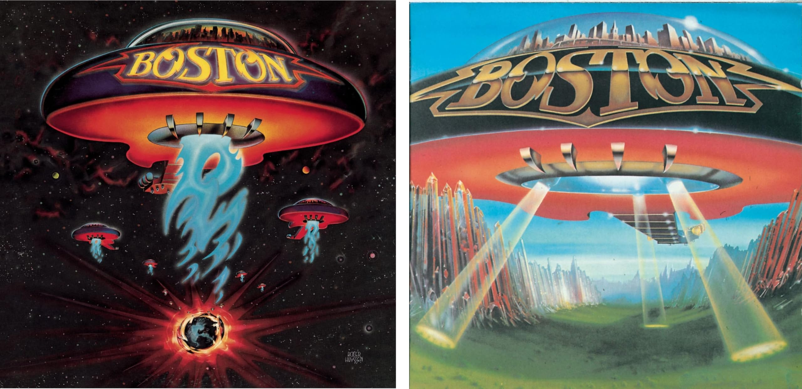 Boston, Boston, Boston - Boston 2 Album CD Set - Boston: Debut Album ...