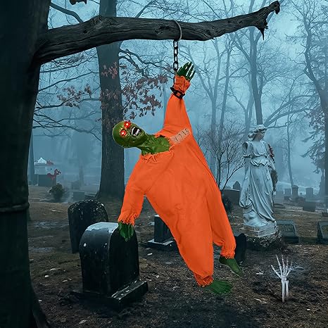 Amazon.com: 35Inch Halloween Decorations Outdoor Prisoner - Halloween ...