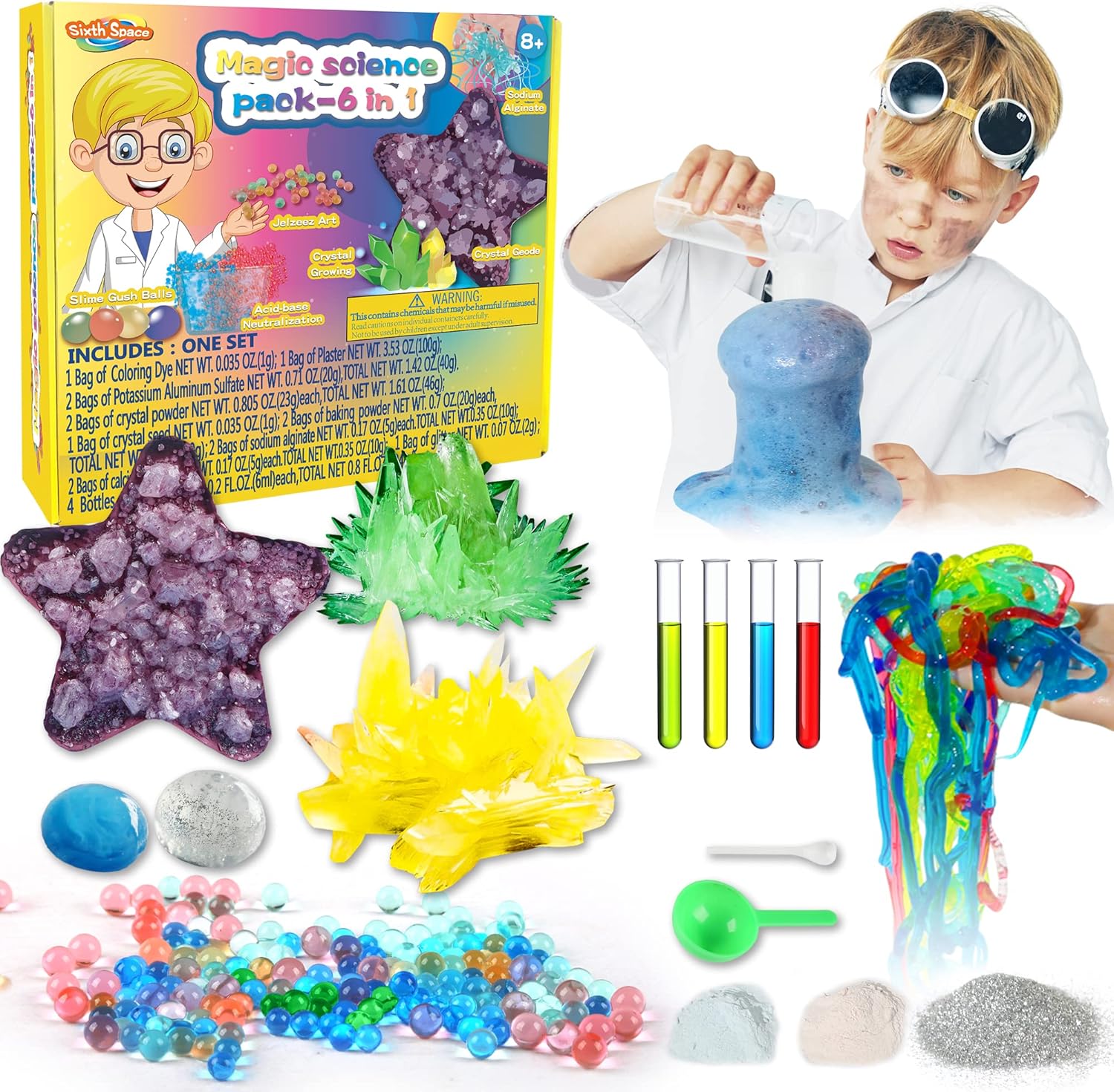 Kids Science Kit,6 in 1 Chemistry Experiments Nepal | Ubuy