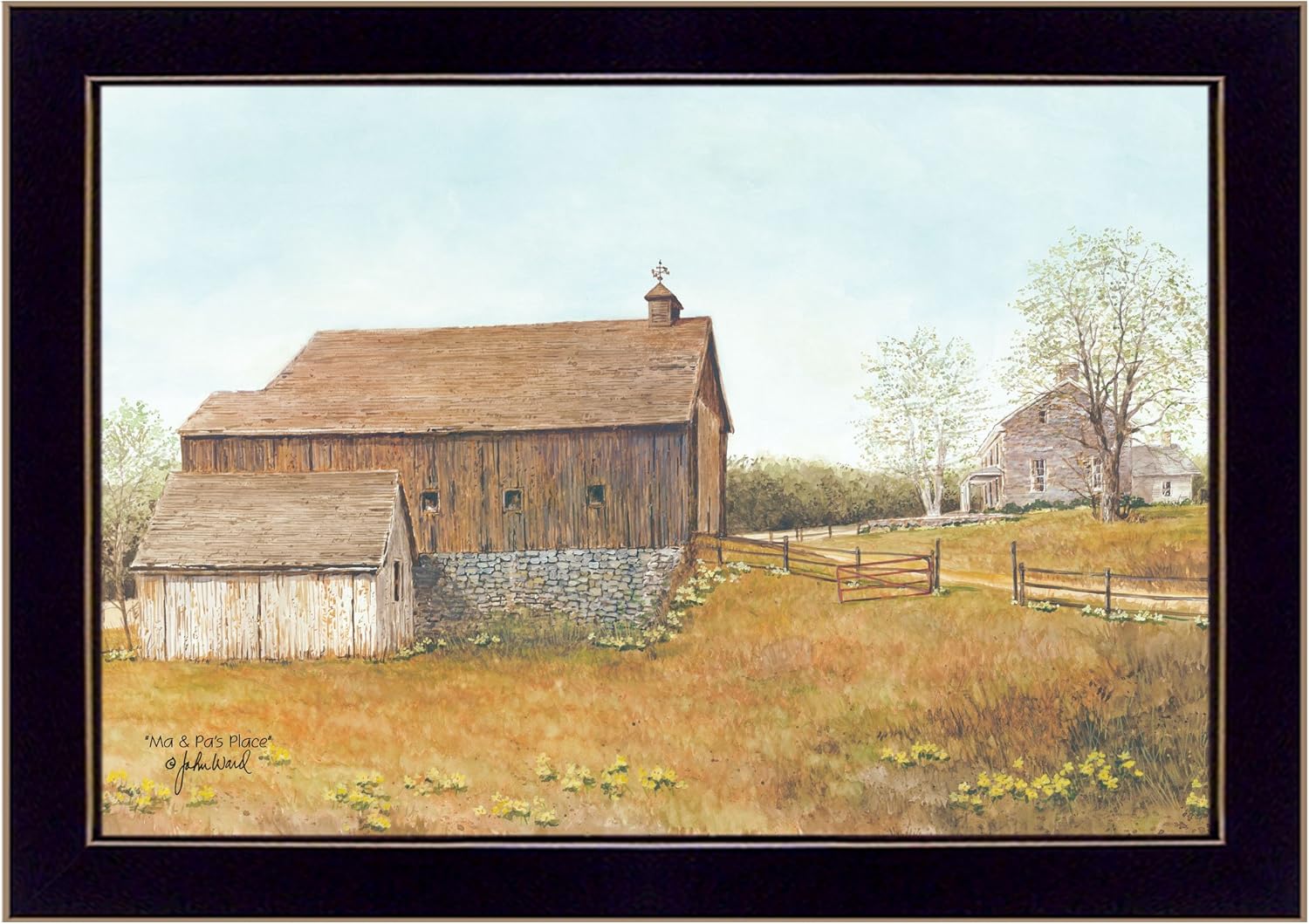 Amazon.com: "Ma and Pas Place" By Ed Wargo, Printed Wall Art, Ready To ...