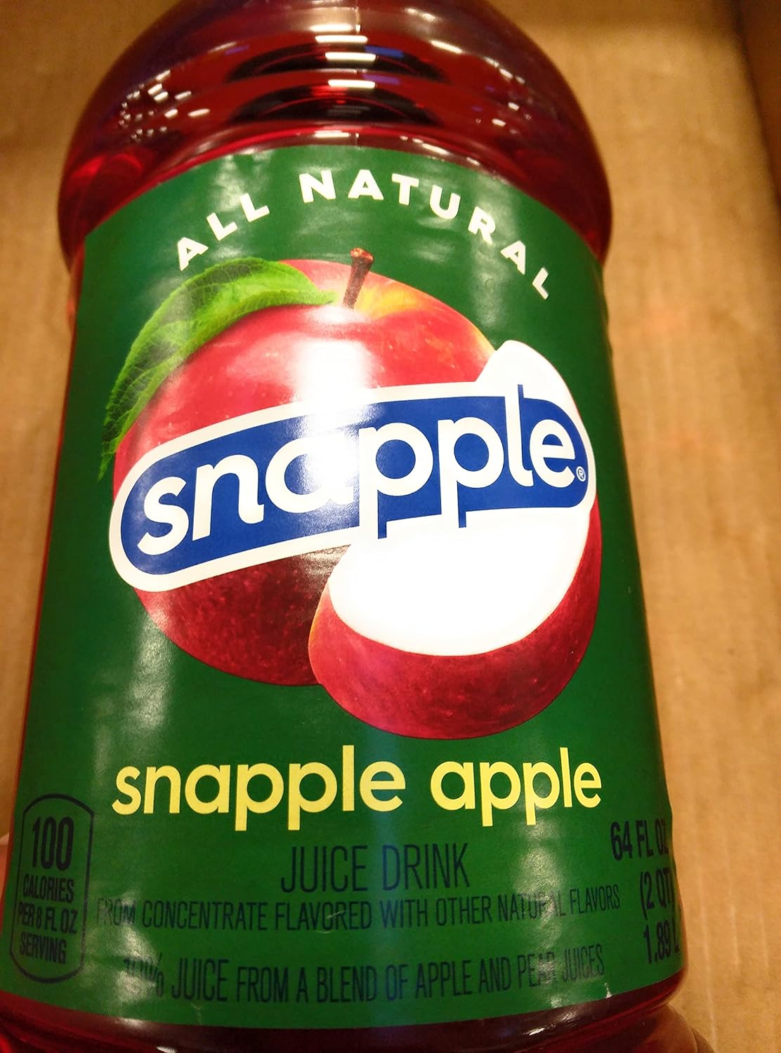 Amazon.com : Snapple Apple, 64 fl oz bottle : Grocery & Gourmet Food