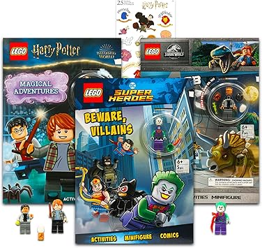Amazon.com: Lego Activity Books Bundle - 3 Books with Mini Toys: Harry ...