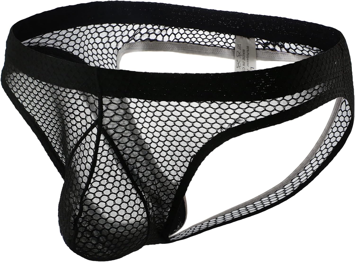 Swbreety Men's Jockstrap Underwear Mesh Jock Strap Backless G-String ...