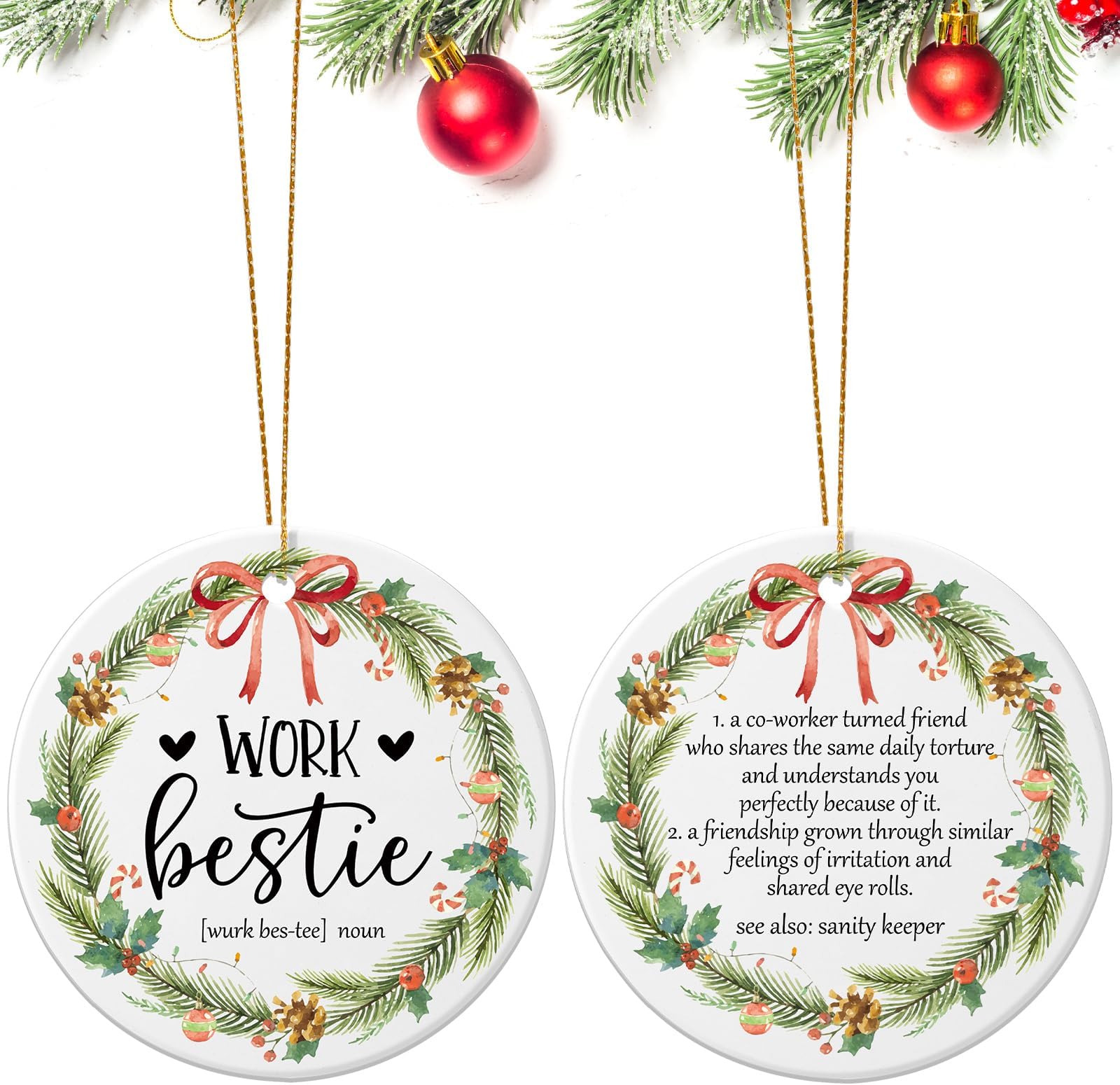 Amazon.com: Patelai Work Bestie Gifts for Women Funny Coworker Gifts ...