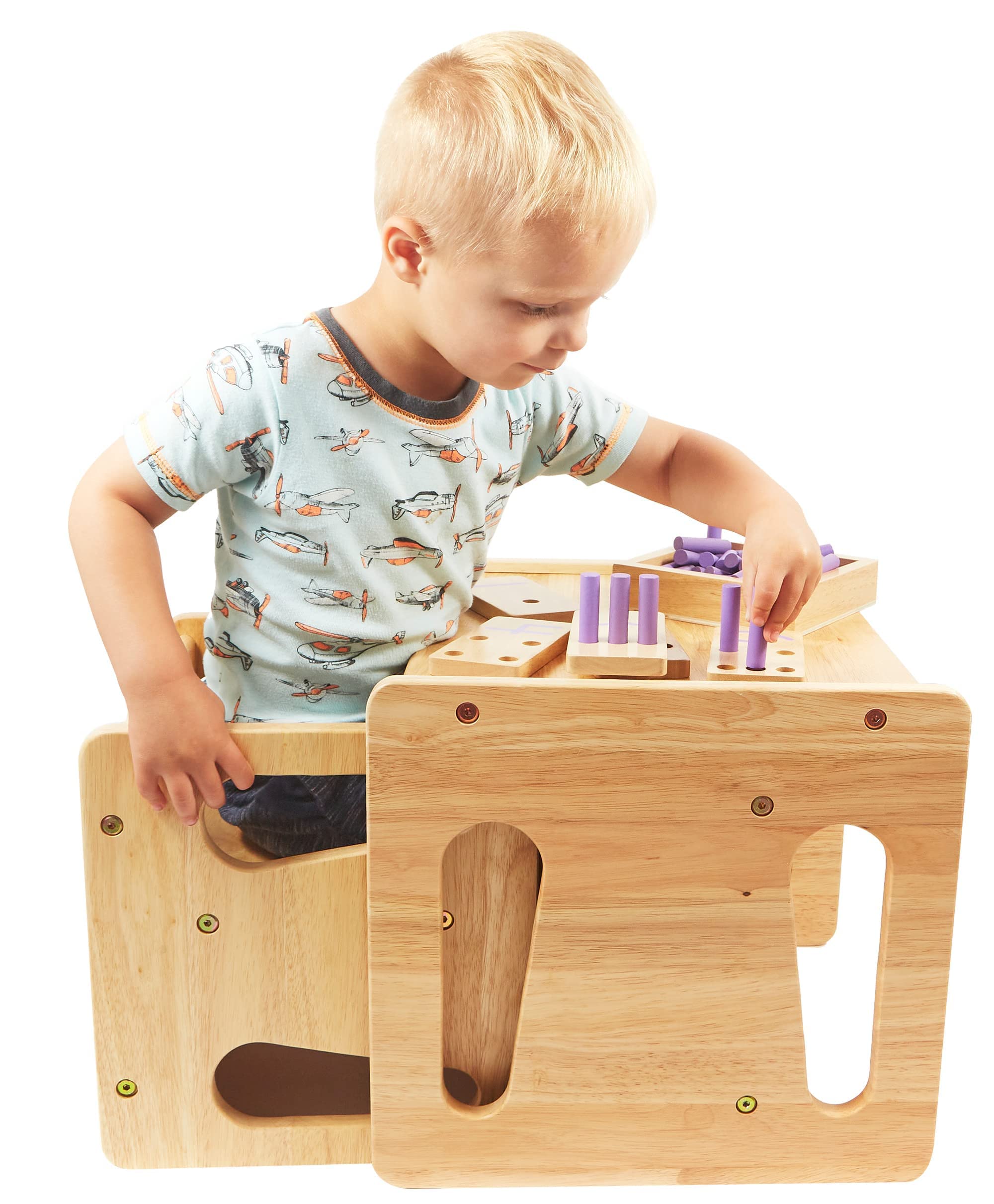 Counting Peg Board | Montessori Math and Numbers for Kids | Wooden Math ...