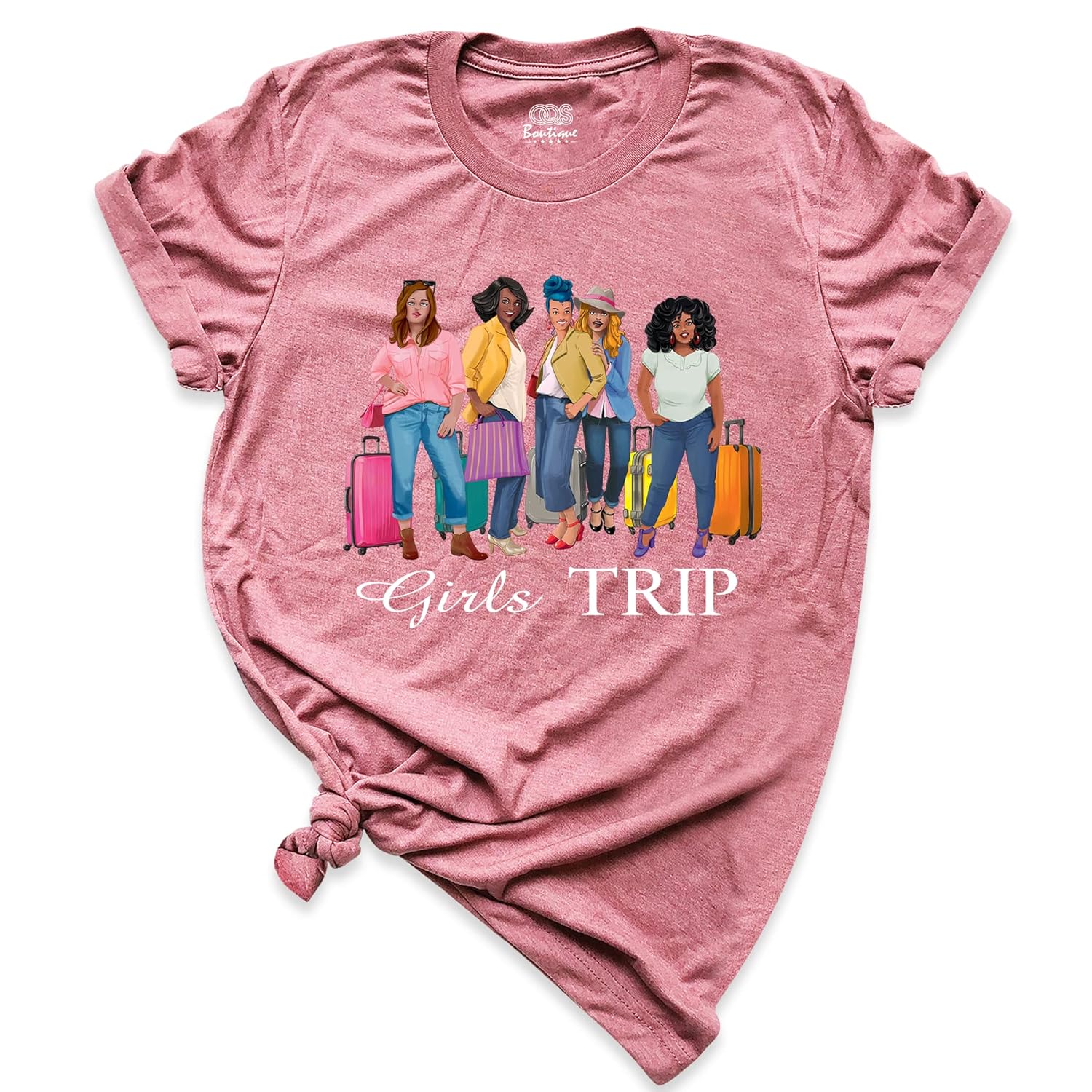 Amazon.com: Girls Trip T-shirt, Women Vacation Shirts, Funny Vacay ...