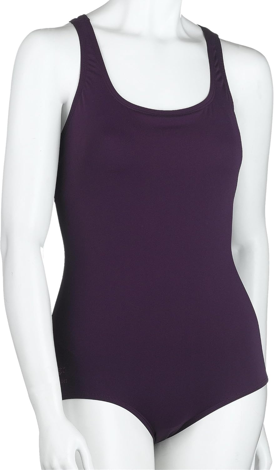 Speedo Women's Endurance Solid Modern Classic Fit with Soft Cup ...