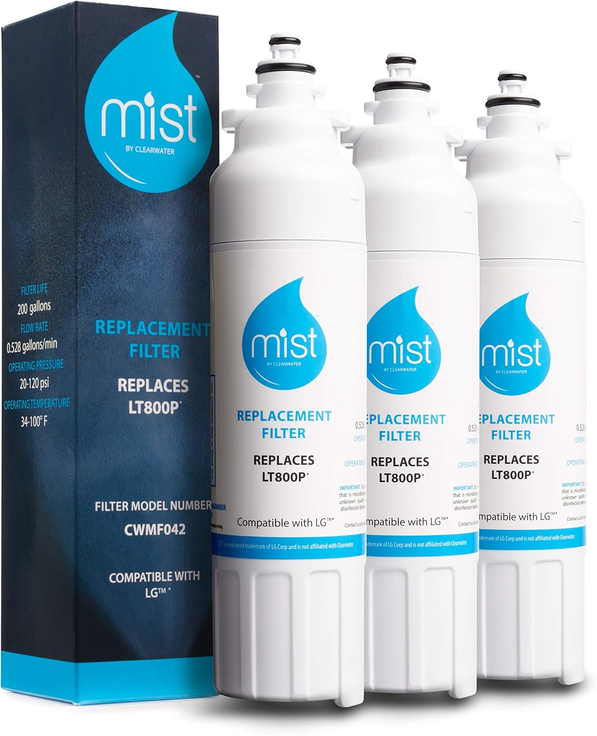 Amazon.com: Mist ADQ73613401 Water Filter Replacement, Compatible with ...