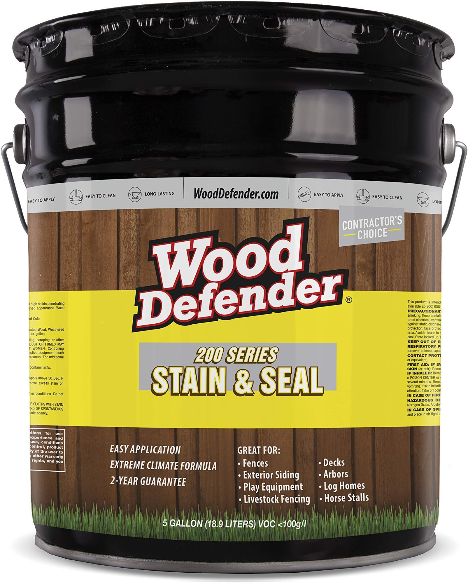 Ready Seal 512 5-Gallon Pail Natural Cedar Exterior Stain and Sealer ...