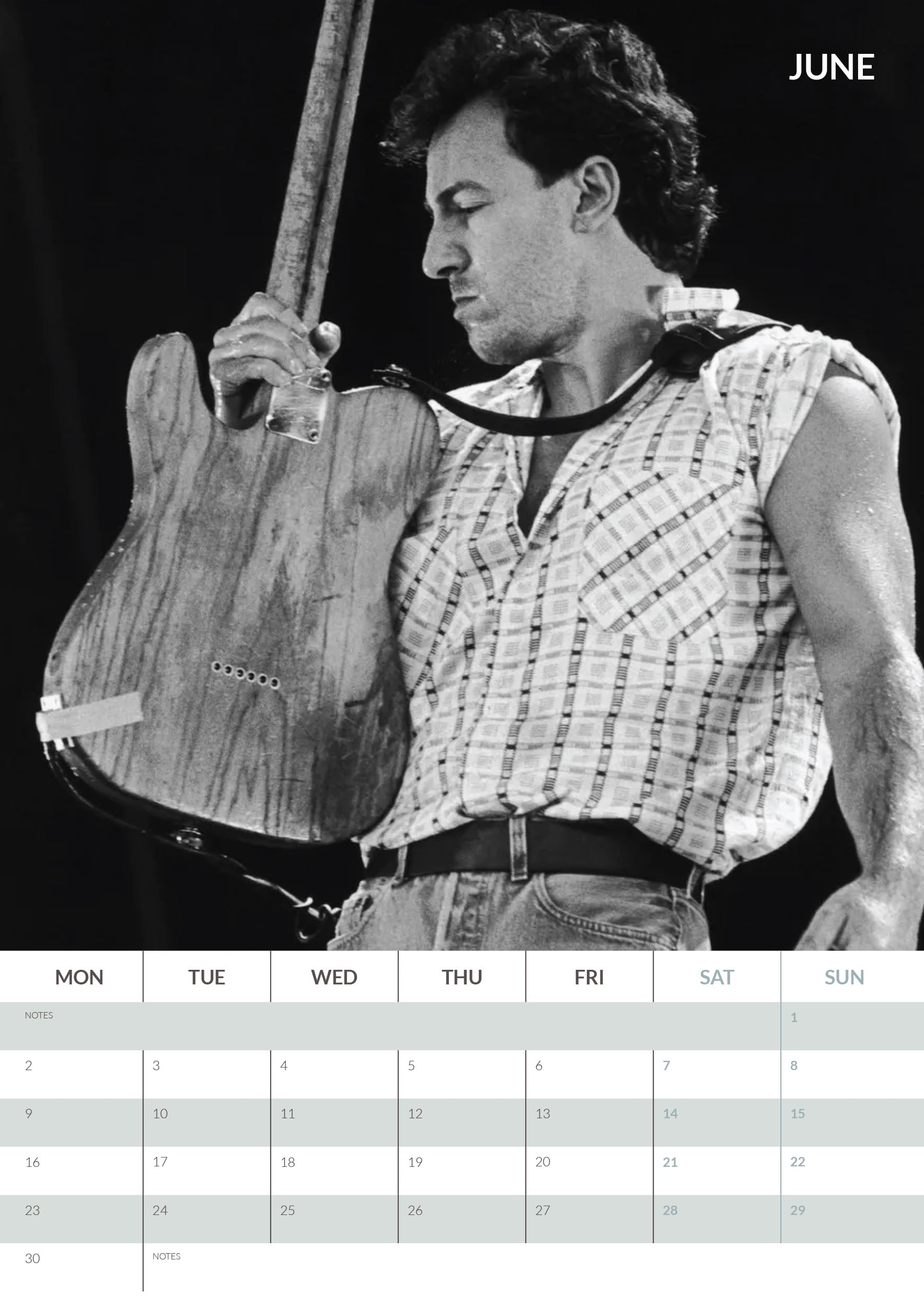 B Springsteen 2025 Calendar – BigaMart