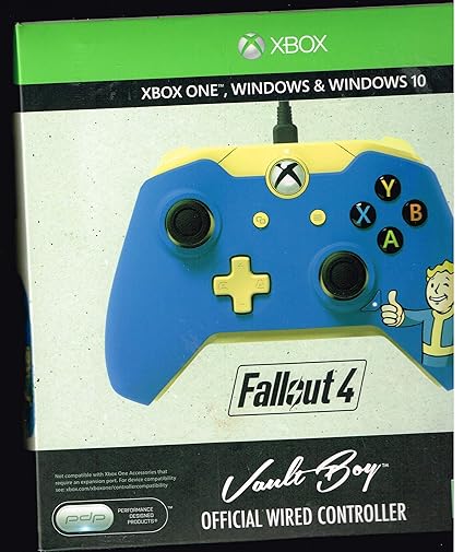 Amazon.com: Xbox One Fallout 4 Vault Boy Wired Controller : Video Games