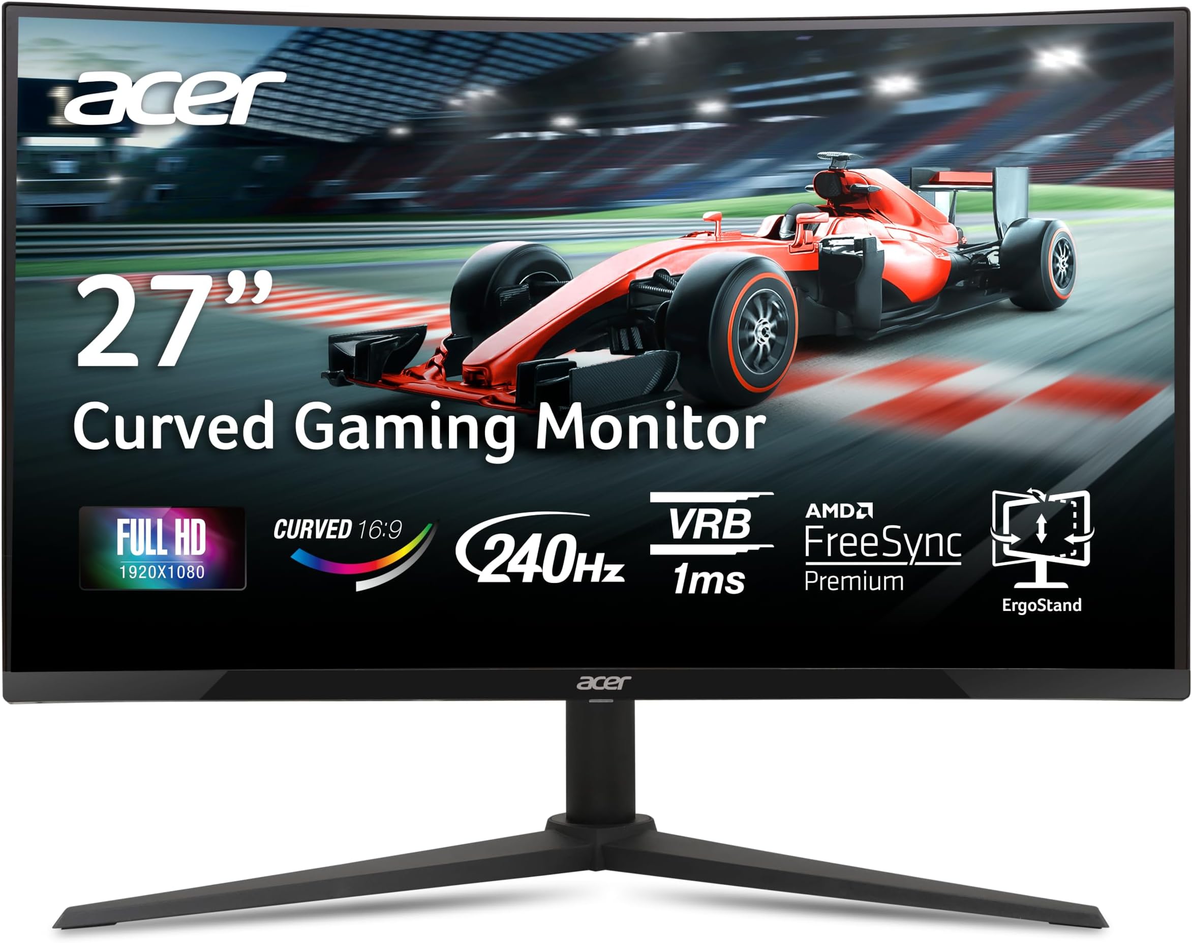 Amazon.com: GTEK 240Hz Gaming Monitor, 27 Inch Frameless Display Full ...
