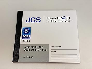 Tachpro Tachograph 50 Page Duplicate Vehicle Daily Check & Defect Book ...