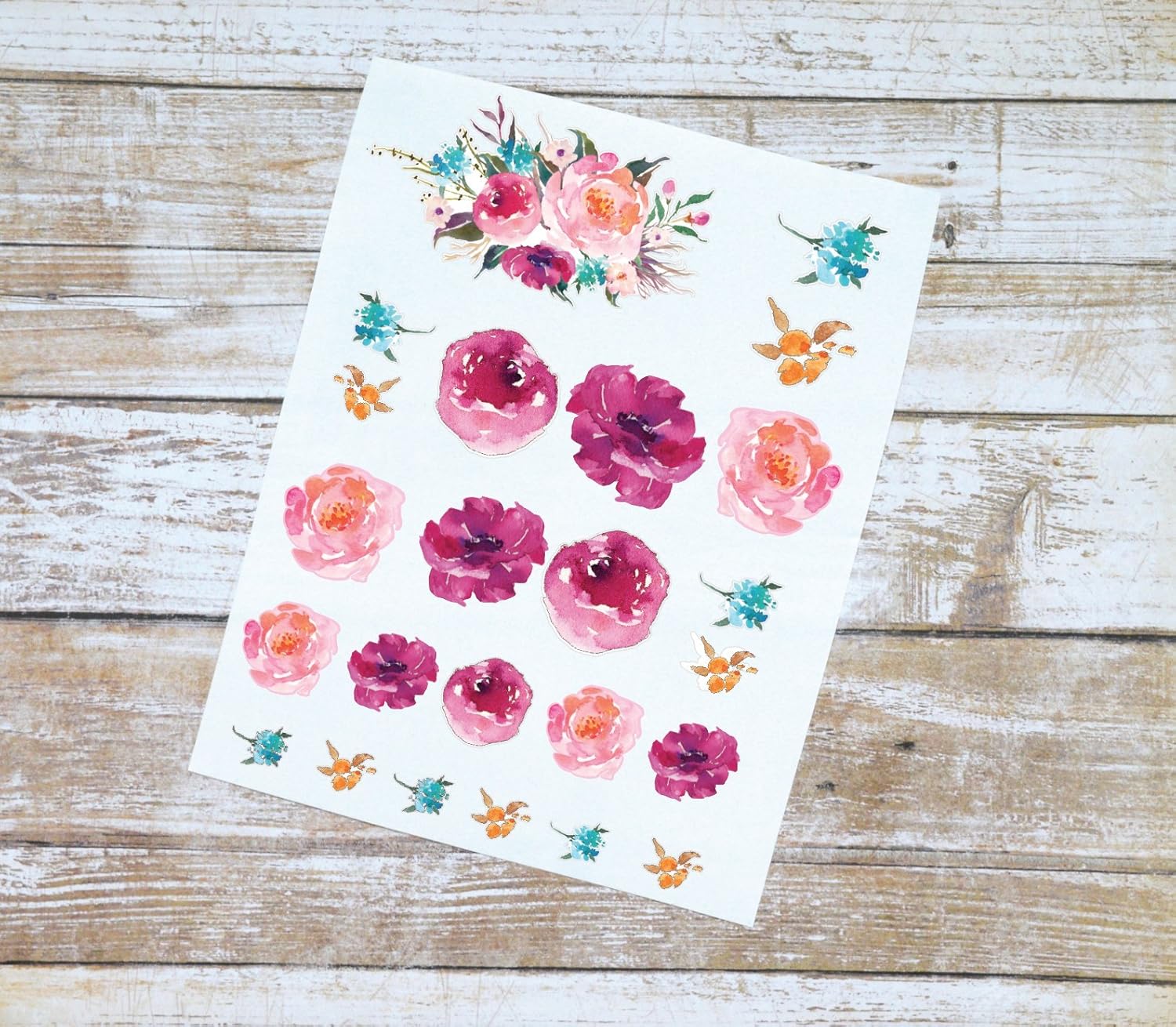 Amazon.com: Floral Vinyl Decals for Tumblers, Laptops, and more ...