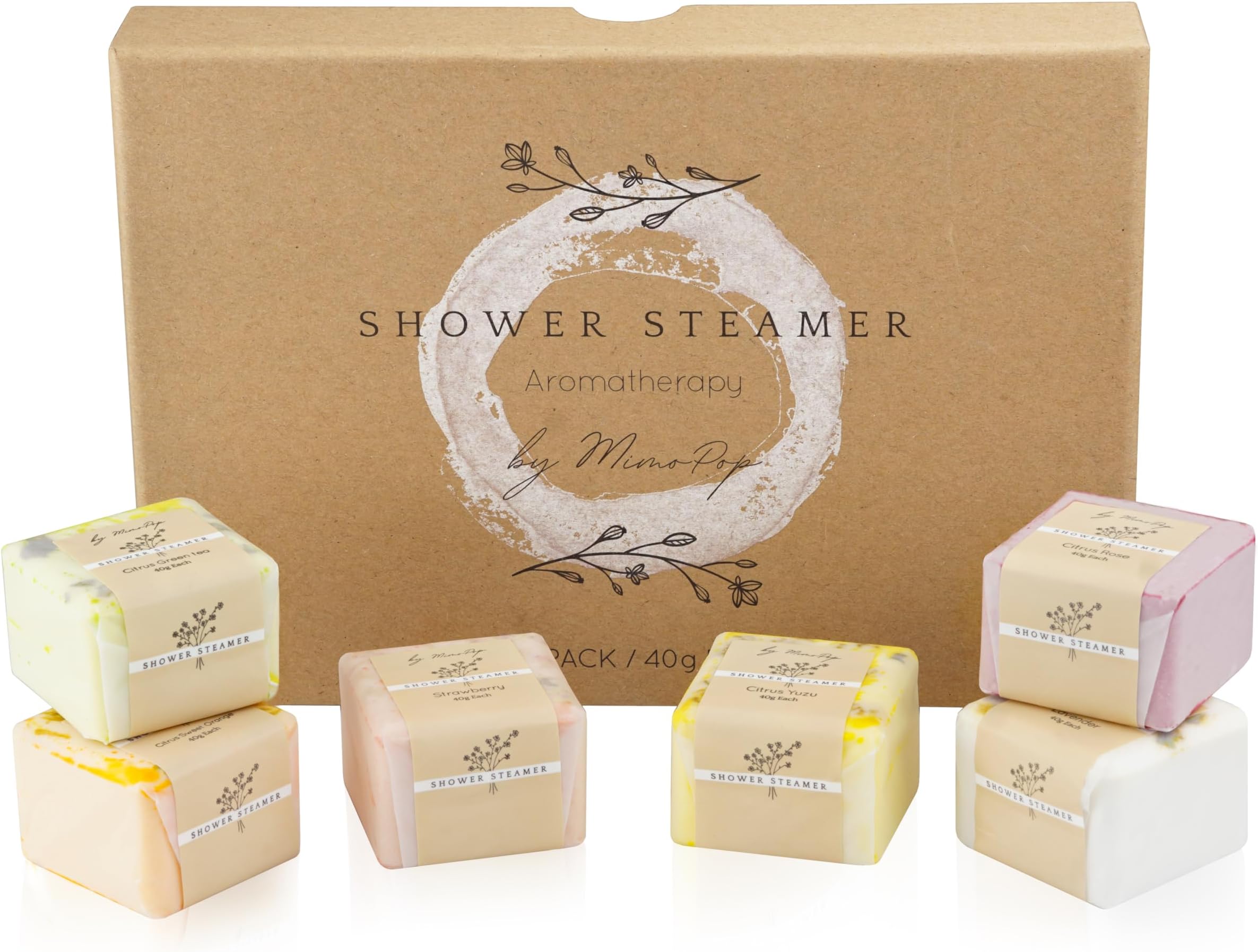 Amazon.com: MimoPop Premium European Organic Shower Steamer Set ...