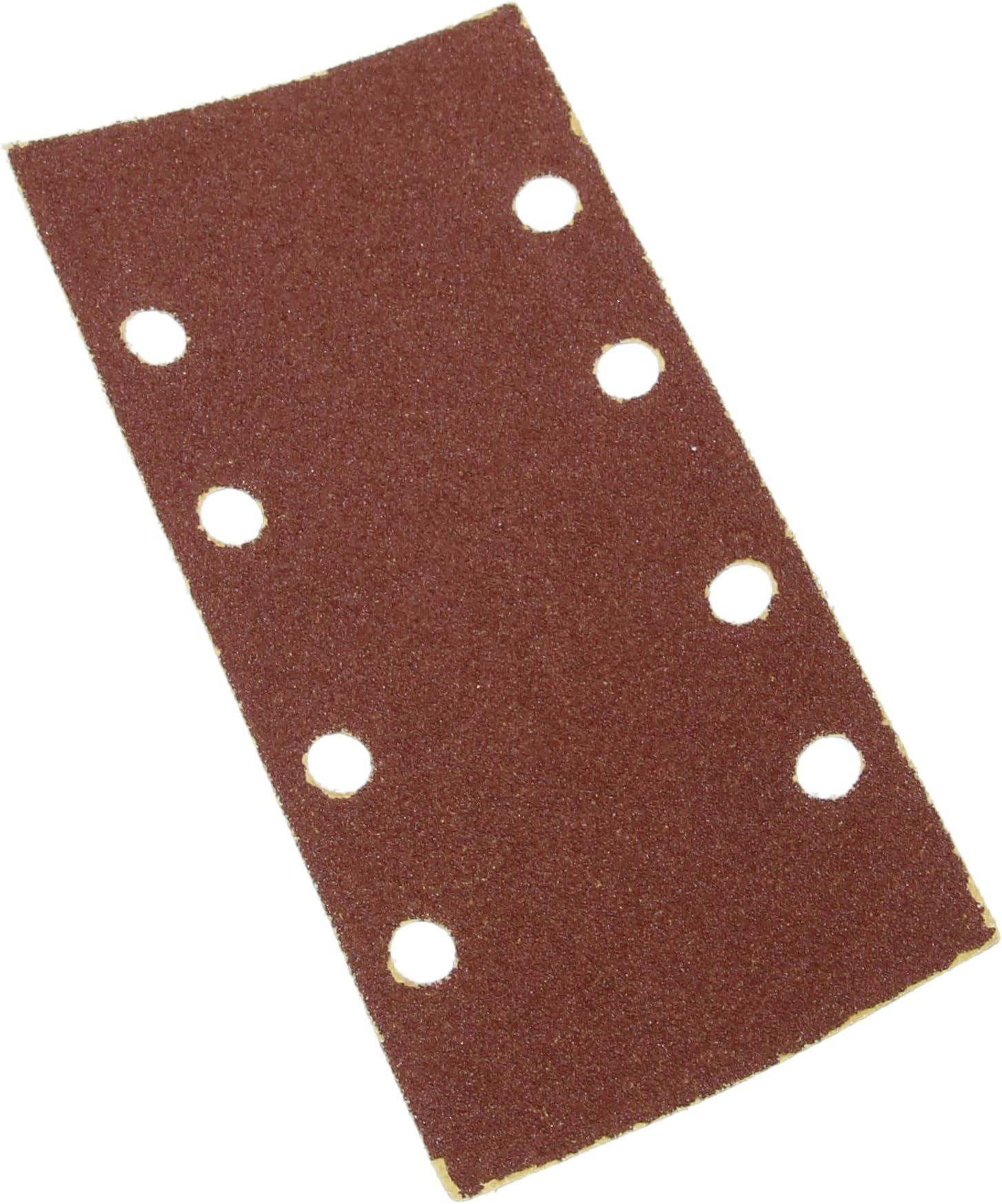 Silverline 282540 Hook and Loop 1/3 Sheets Punched 10pk 60 Grit ...